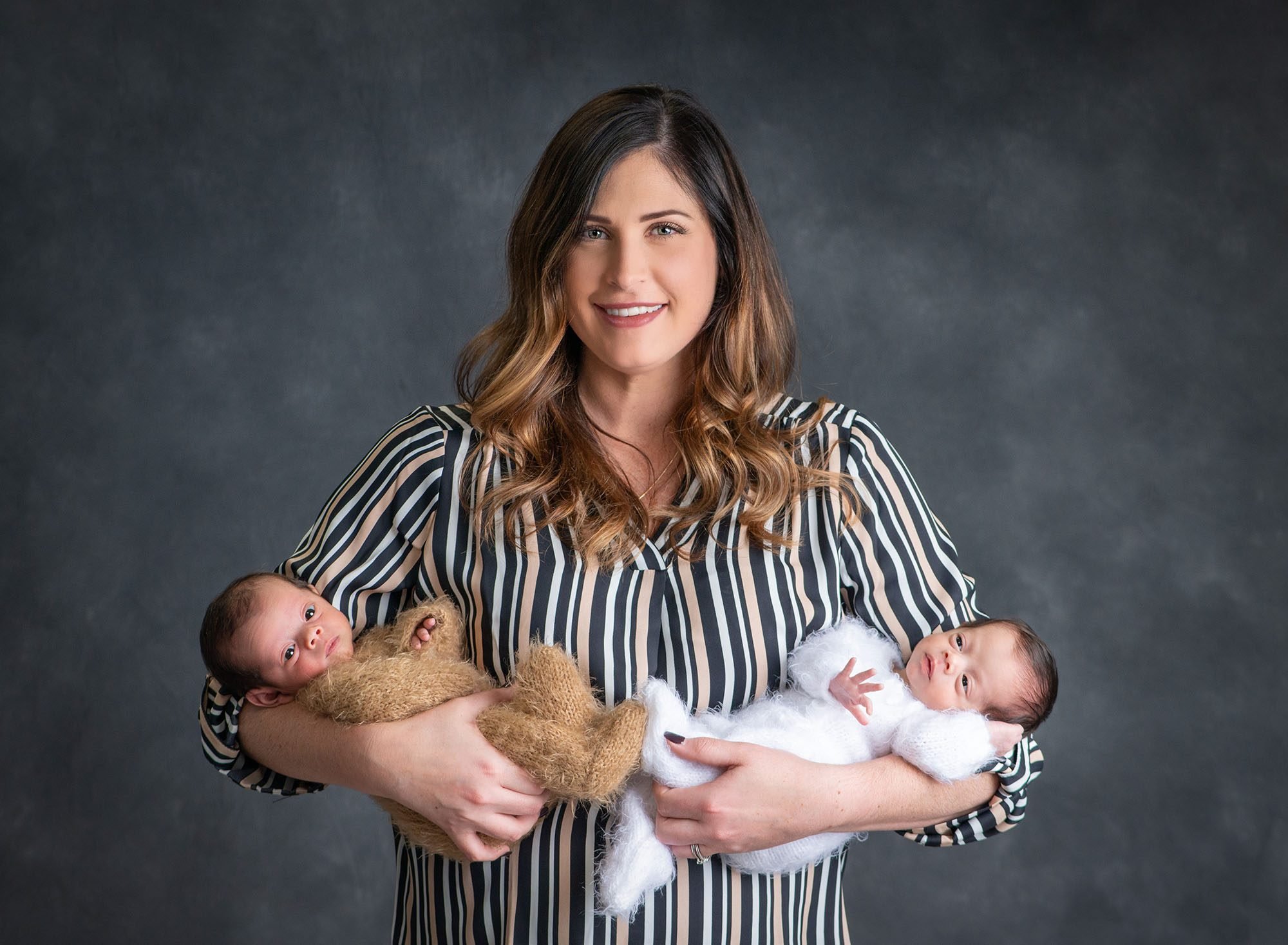 Twin Newborn Boys Sports Pictures